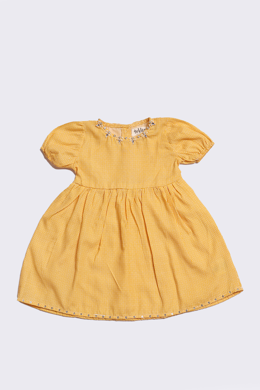 Girls Handmade Work Frock - Tuklas Kids Company