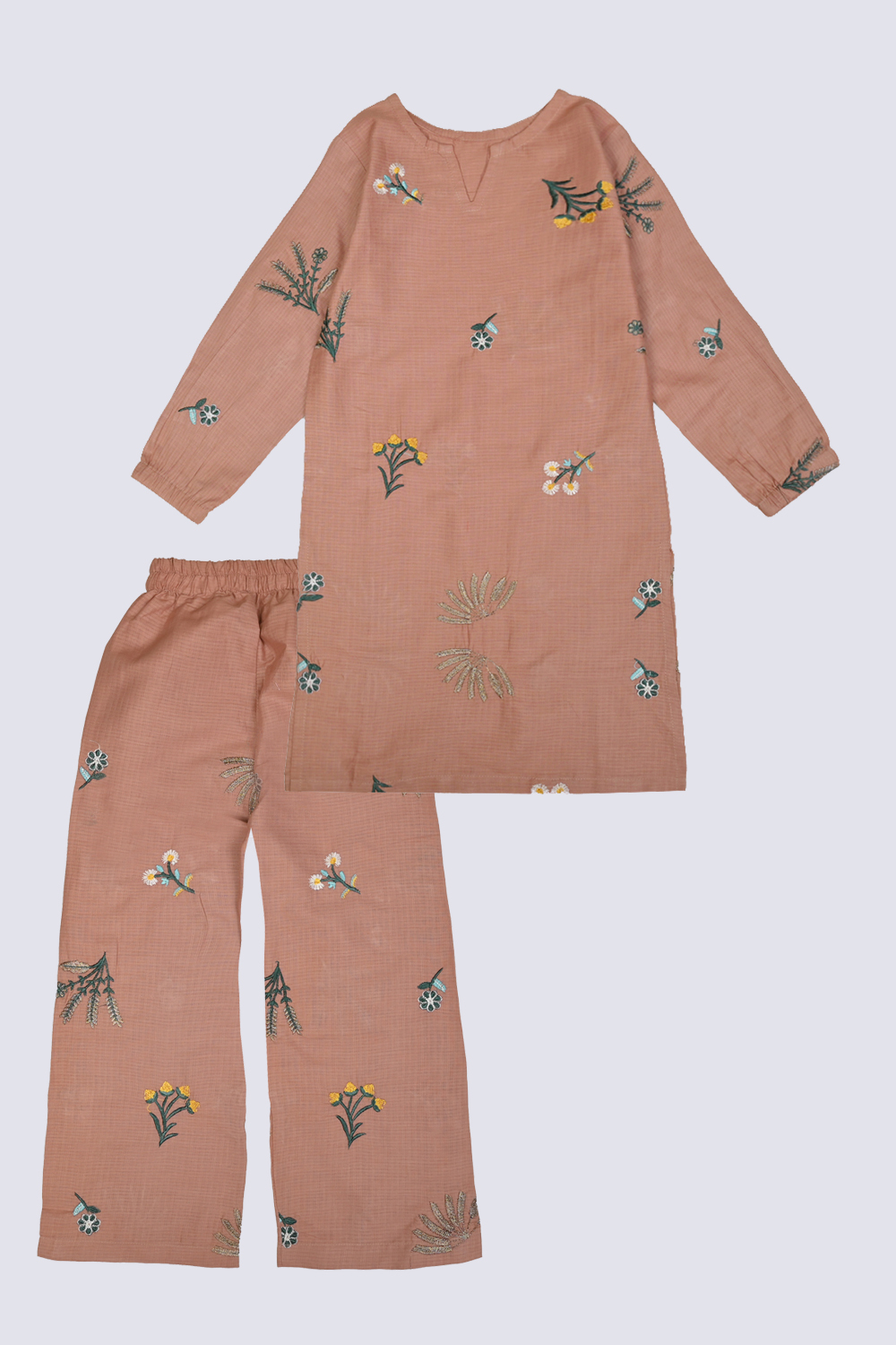 : Embroidered Girls Suit – Elegant & Stylish Kids Outfit